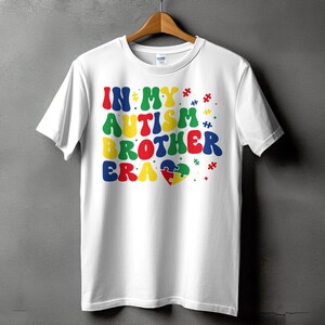 In My Autism Brother Era Svg Png, Retro Autism Brother Svg Cricut ...
