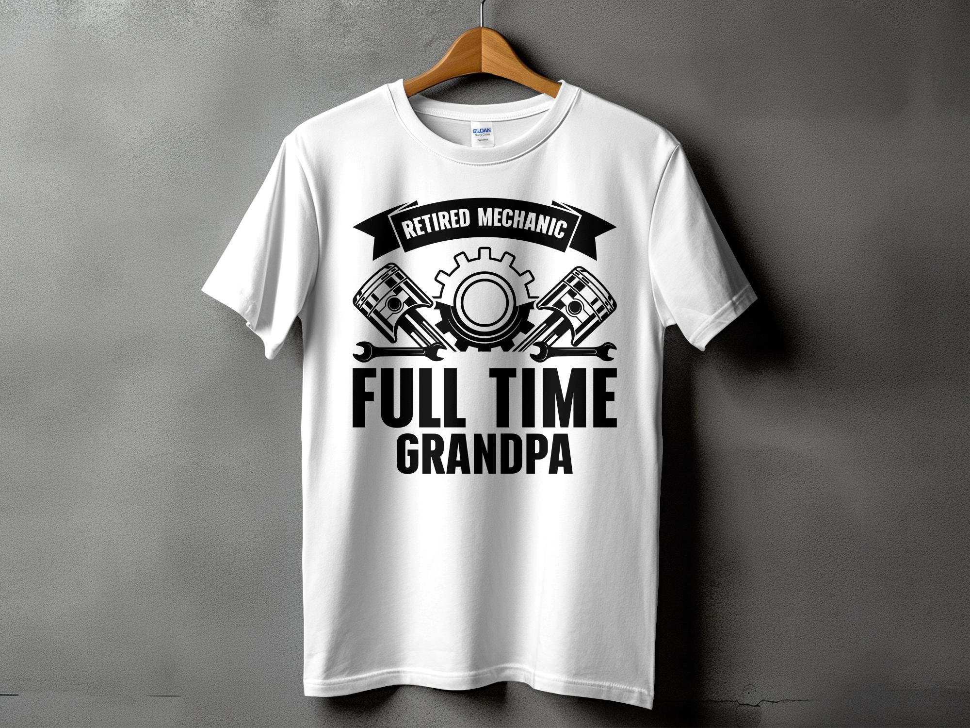 Mechanic Svg Png, Retired Mechanic Grandpa Svg Png, Funny Mechanic Svg ...