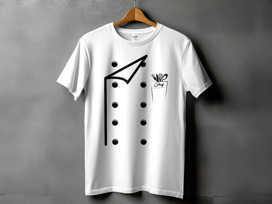 Chef Svg, Chef Png, Uniform Chef Svg Cricut, Chef Sublimation Designs ...