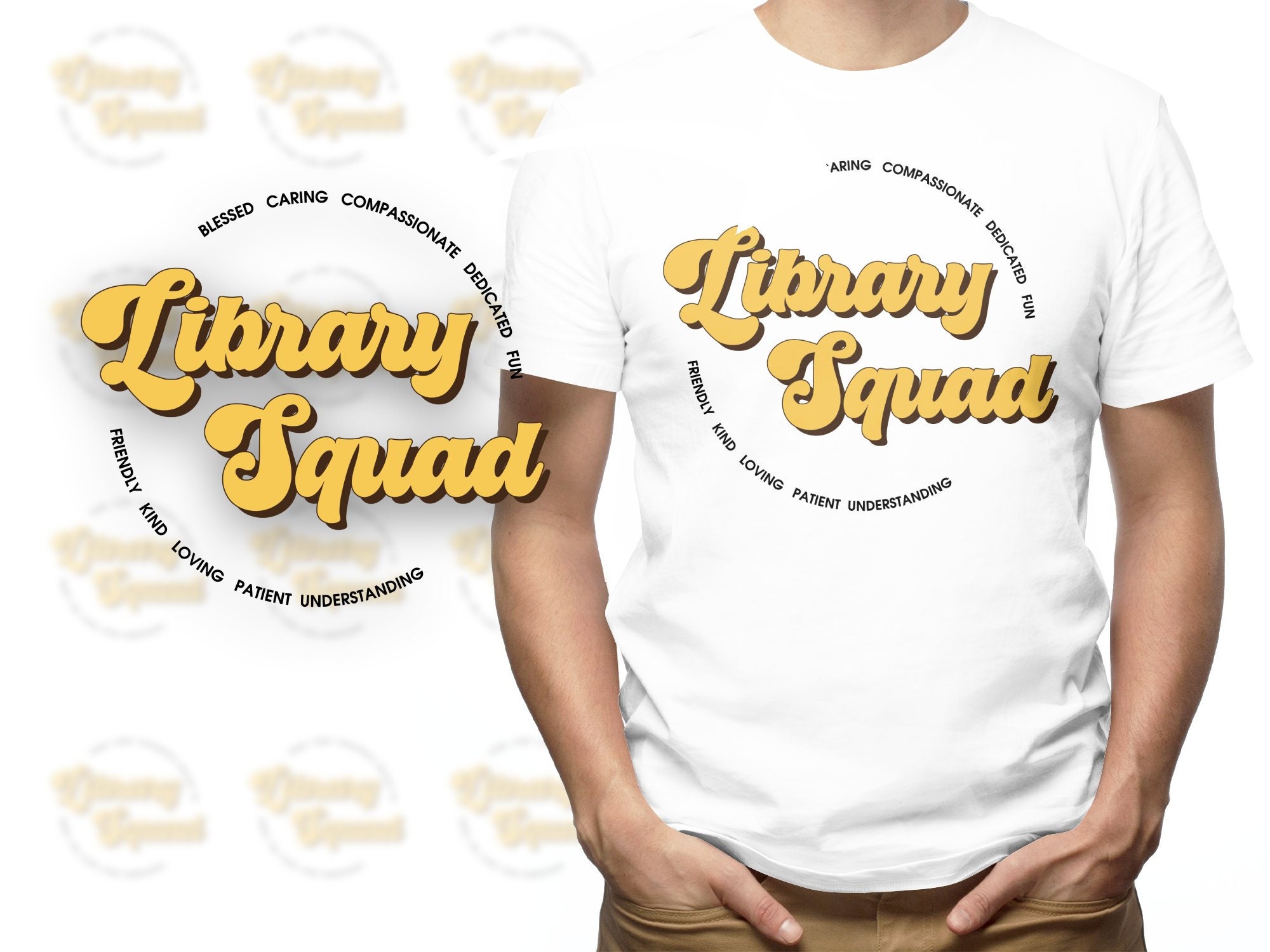 Library Squad Svg Png, Svg Cricut Png Sublimation Designs - Etsy
