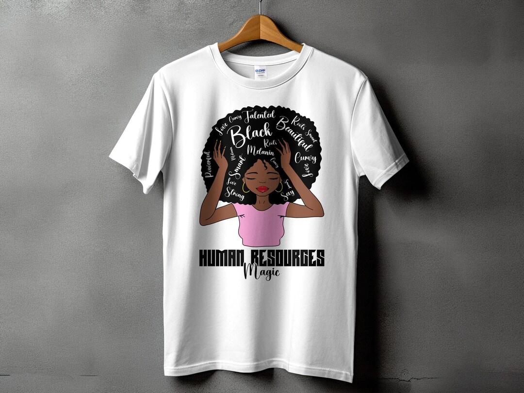 HR Human Resources Svg Png, Human Resources Magic Black Girl Svg Png ...