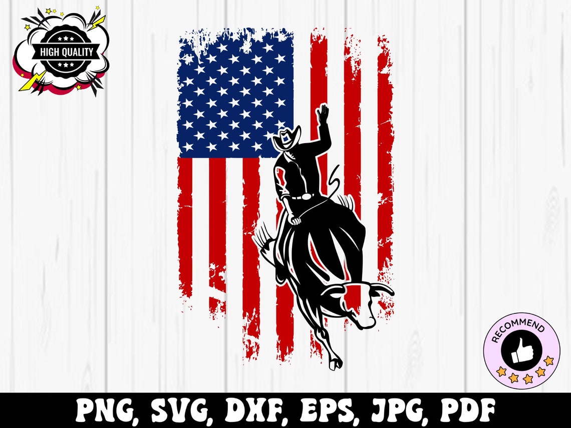 Rodeo Bull Rider Svg Png, Cowboy Cowgirl Svg Cricut, Western Png ...