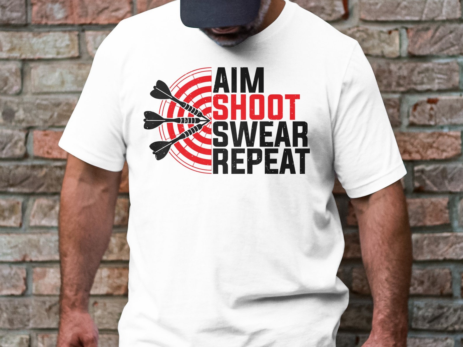 Archery Svg Png, Aim Shoot Swear Repeat Svg Png, Funny Archer Cricut ...