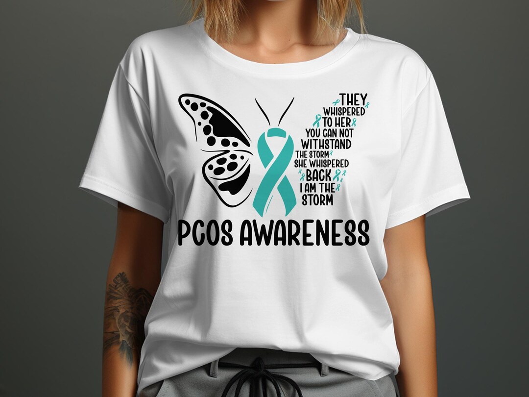 PCOS Awareness Svg Png, I Am the Storm Svg Cricut, PCOS Warrior ...