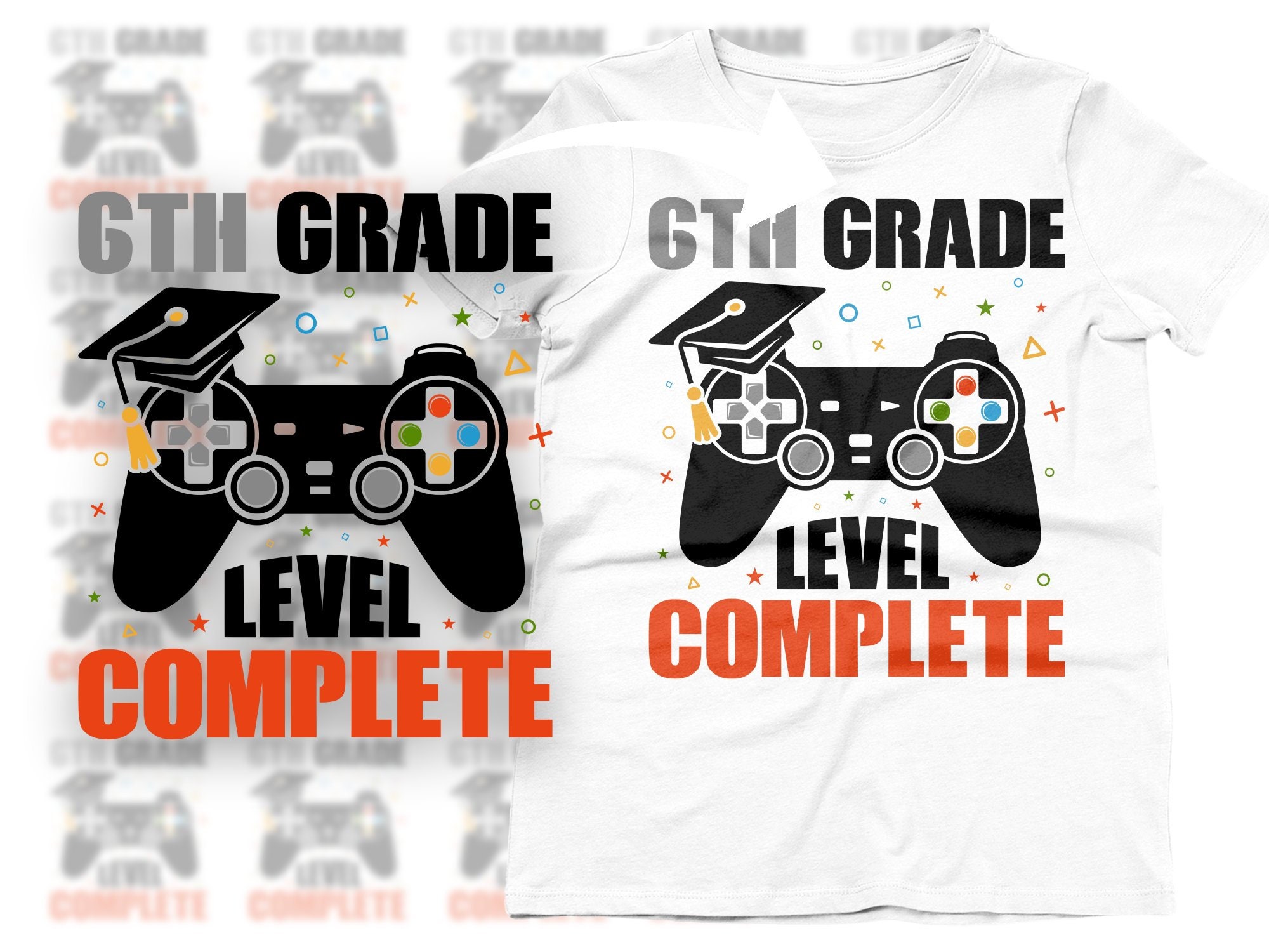 6th Grade Level Complete Svg Png, Svg Cricut Png Sublimation Designs - Etsy