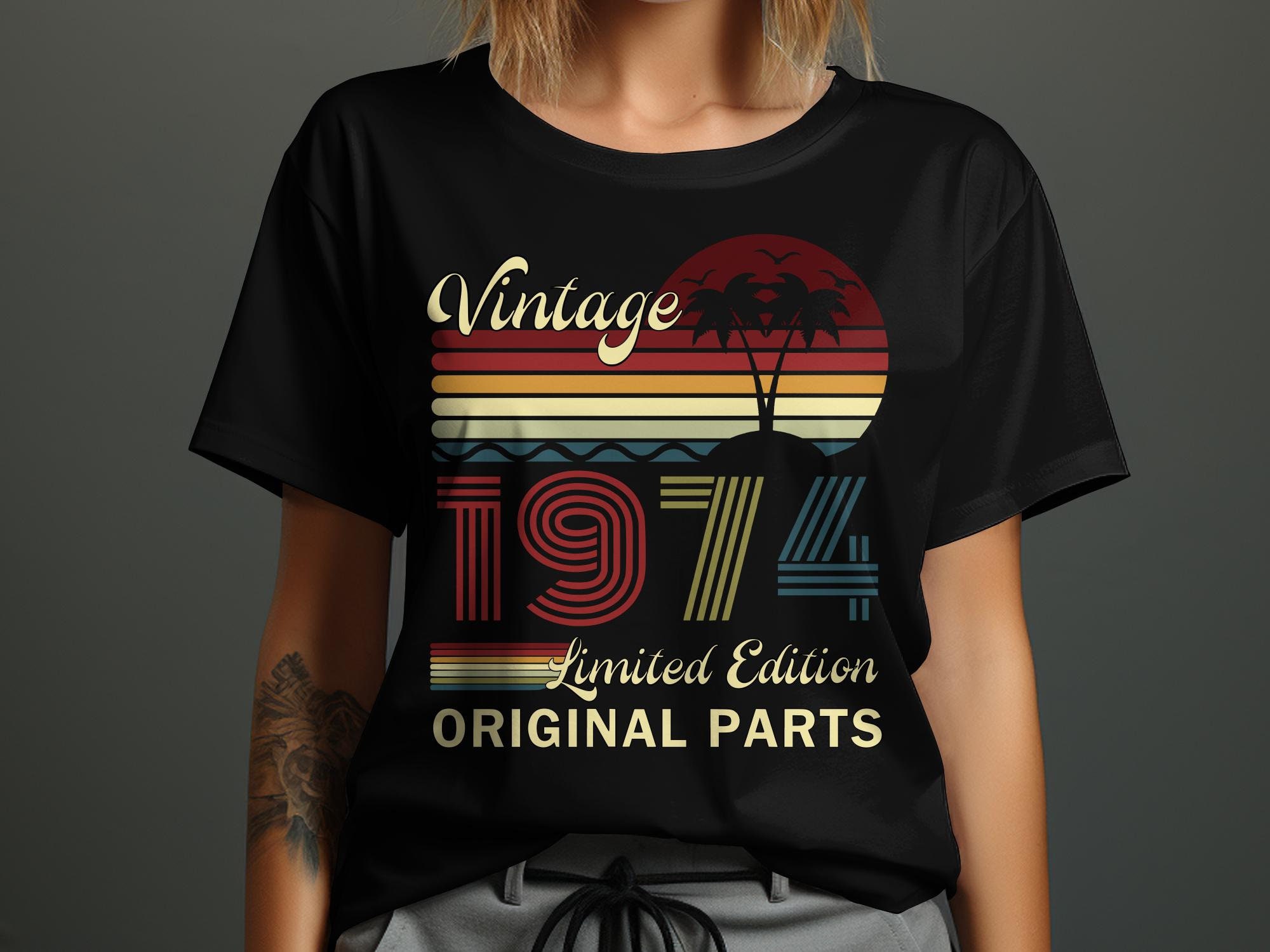 Vintage 50th Birthday Svg Png, Limited Edition Birthday Svg, 50 Years ...