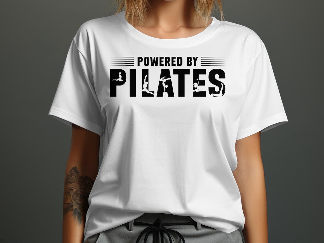 Pilates Svg Png, Powered by Pilates Svg Cricut, Women Workout Gym Png ...