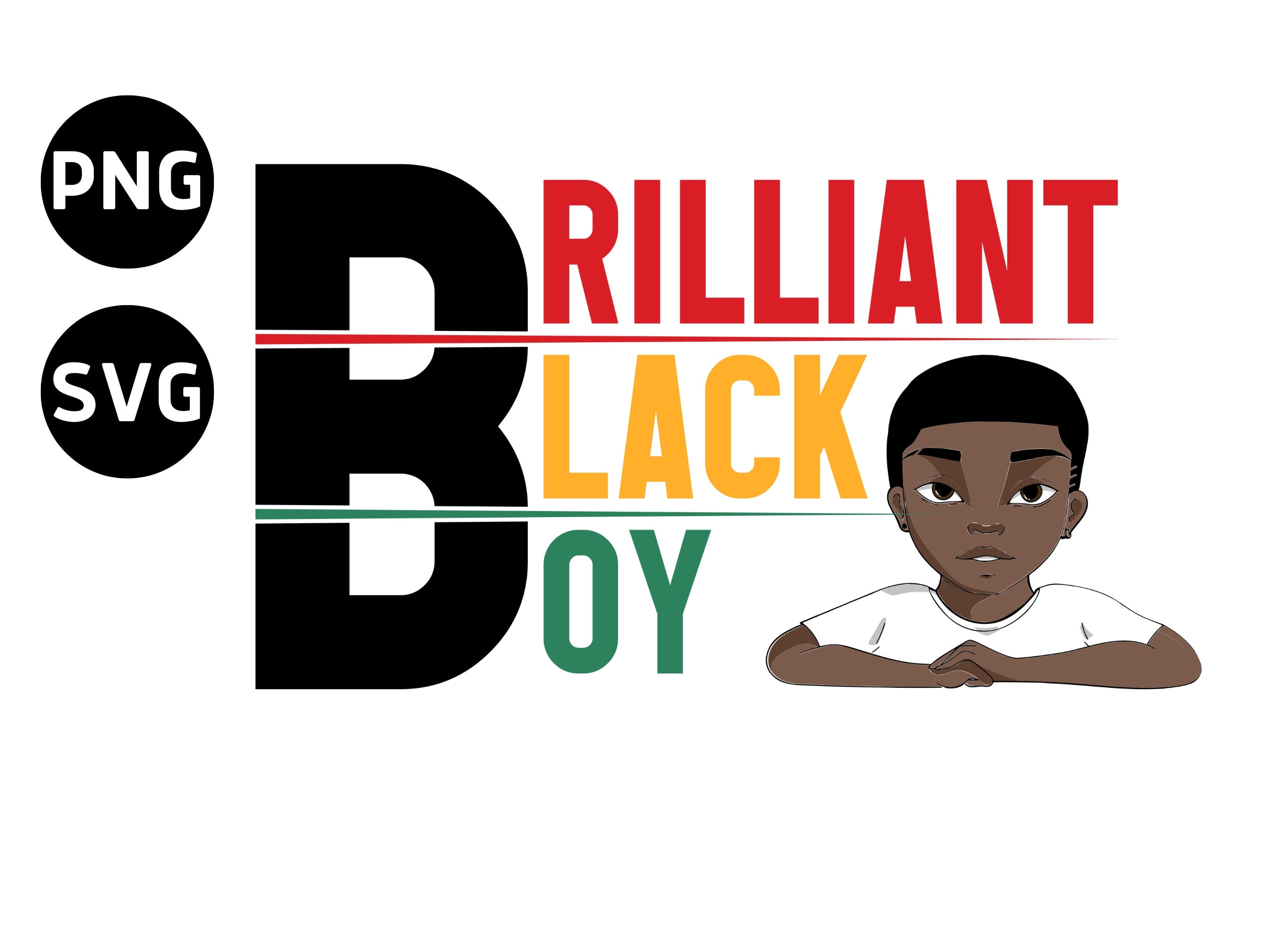 Brilliant Black Boy Svg Png Litlle Black Boy Svg Afro Black - Etsy