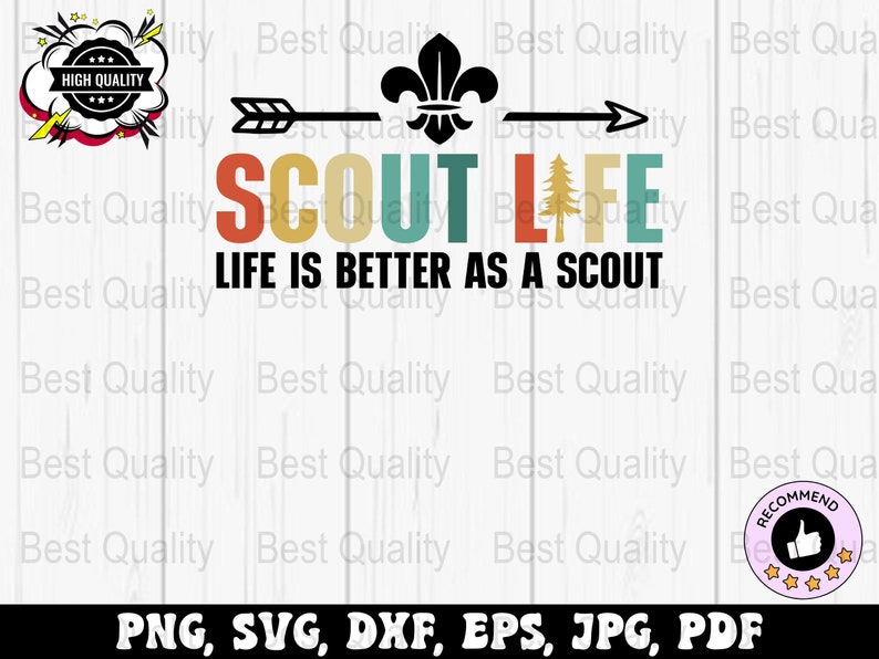 Scout svg png, scout life png, svg cricut png diseños de sublimación ...