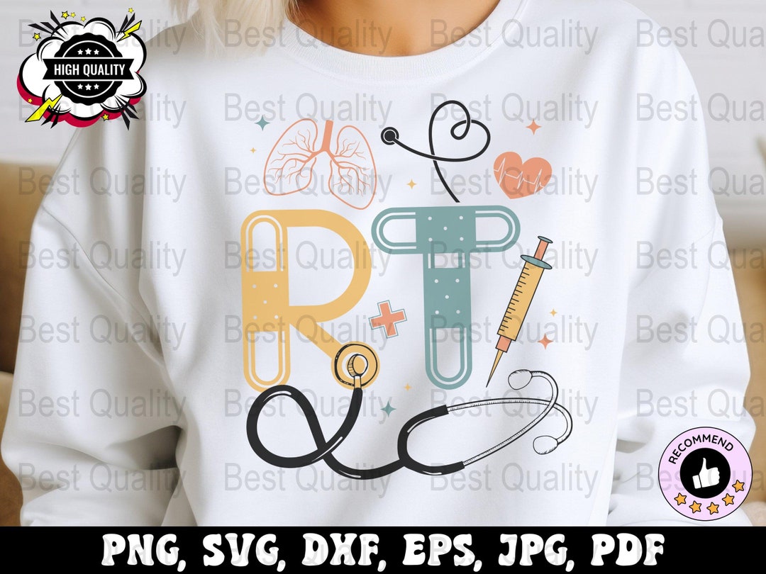 Respiratory Therapy Svg Png, RT Respiratory Therapy Svg, Respiratory ...