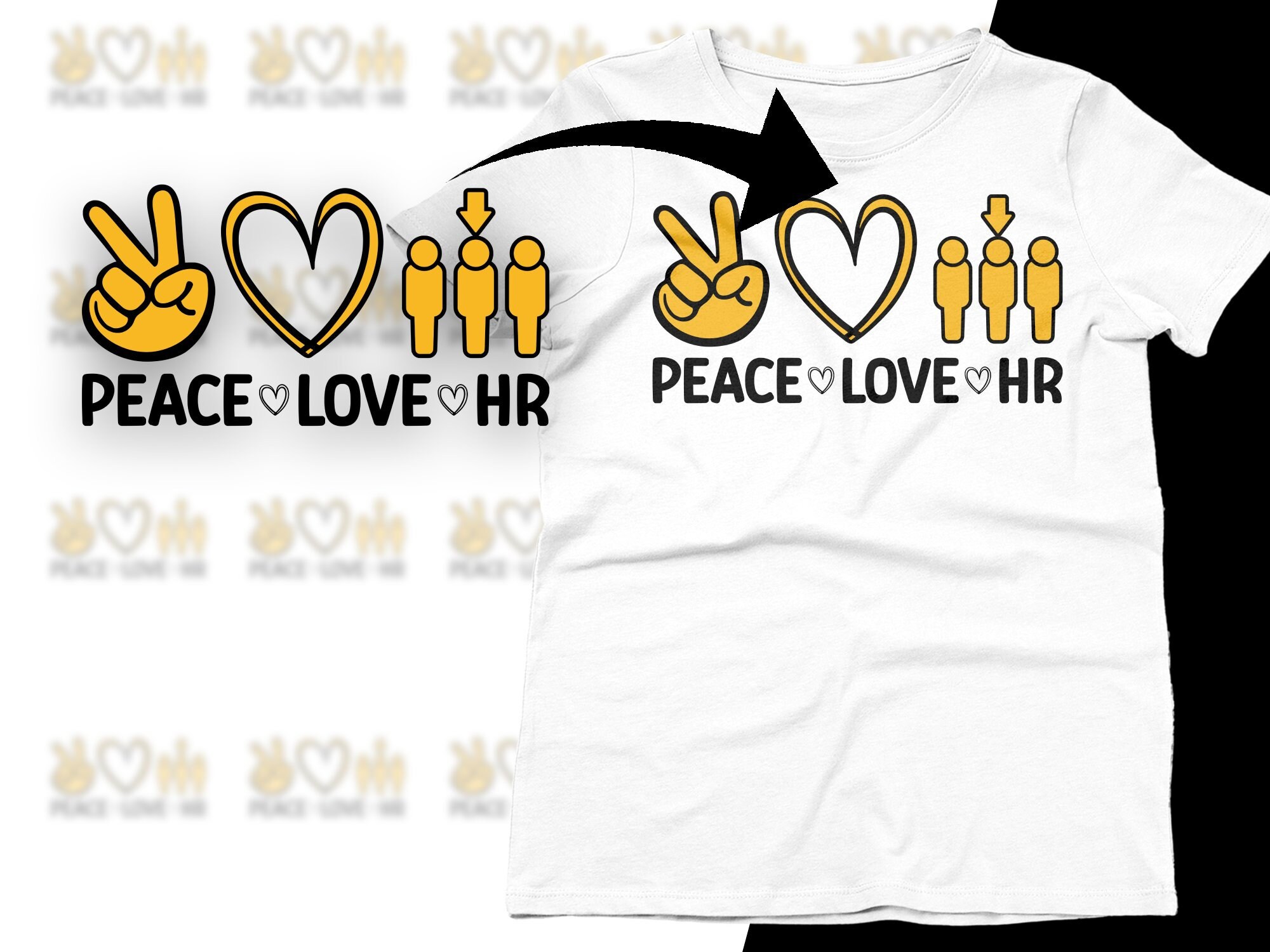HR Human Resources Svg Png, Peace Love HR Svg Png, Hr Svg Cricut Png ...
