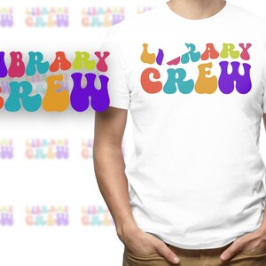 Library Crew Svg Png, Svg Cricut Png Sublimation Designs - Etsy