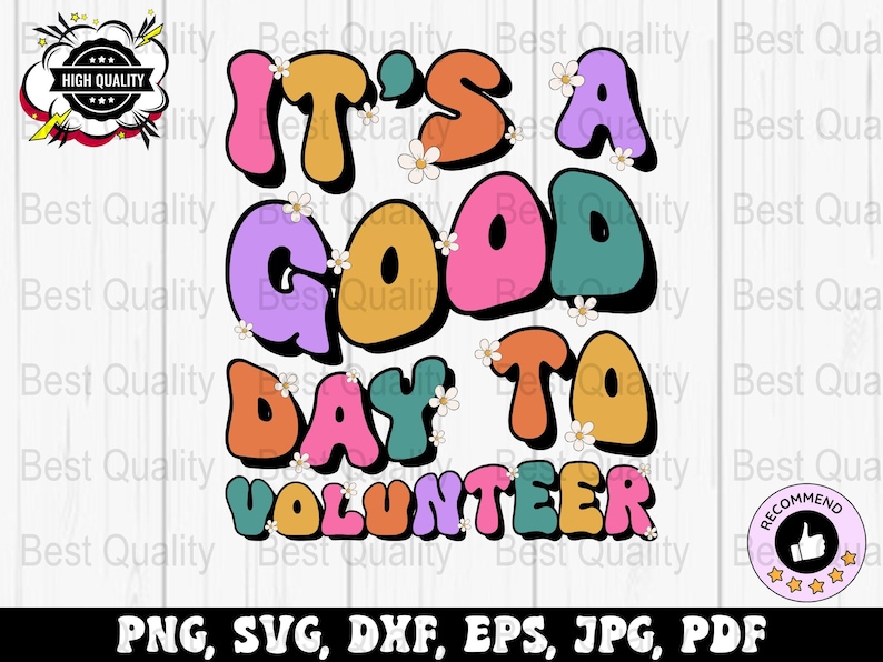 PTO Volunteer Svg Png, Good Day for Volunteer Svg, Volunteering PTA Svg ...