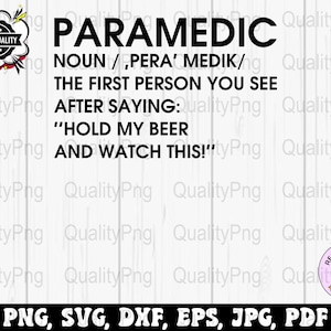 Paramedic Svg Png, Paramedic Definition Png, Ems Svg Cricut, Emt Png ...
