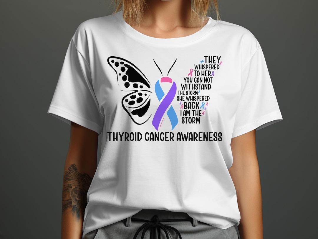 Thyroid Cancer Awareness Svg Png, I Am the Storm Svg Cricut, Thyroid ...