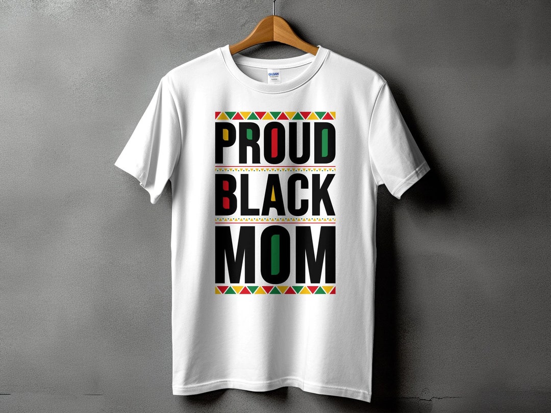 Proud Black Mom Svg Png Black Mother Svg Afro African American Mom