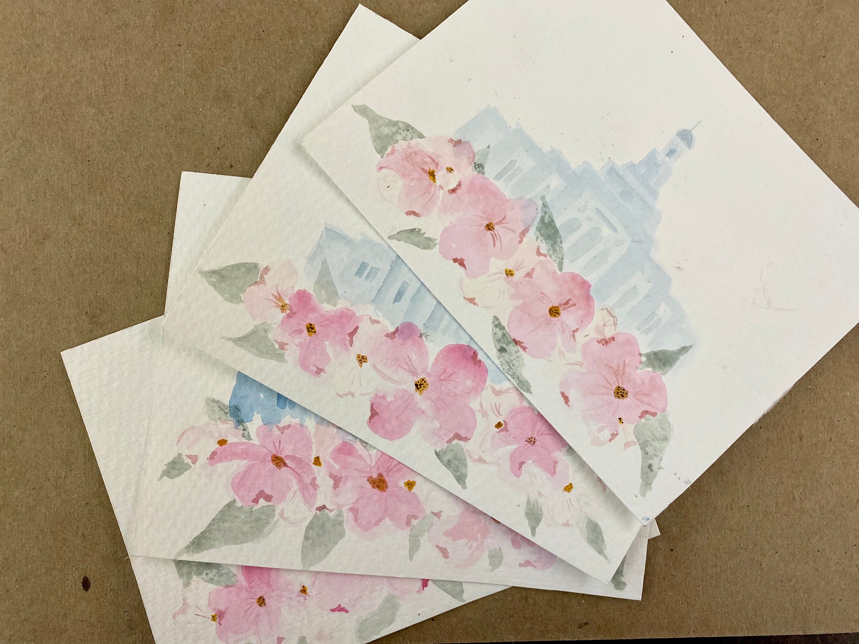 Custom Hand-painted Watercolor Paintings - Etsy