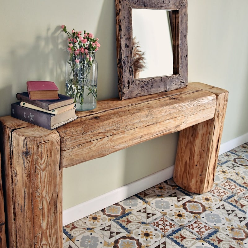 Rustic Console Table - Etsy