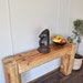 Reclaimed Wood Console Table – Narrow Entryway Table – Handmade Barn ...
