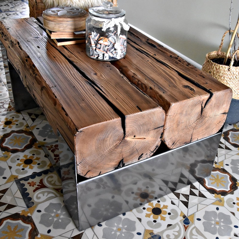 Rustic Coffee Table - Etsy