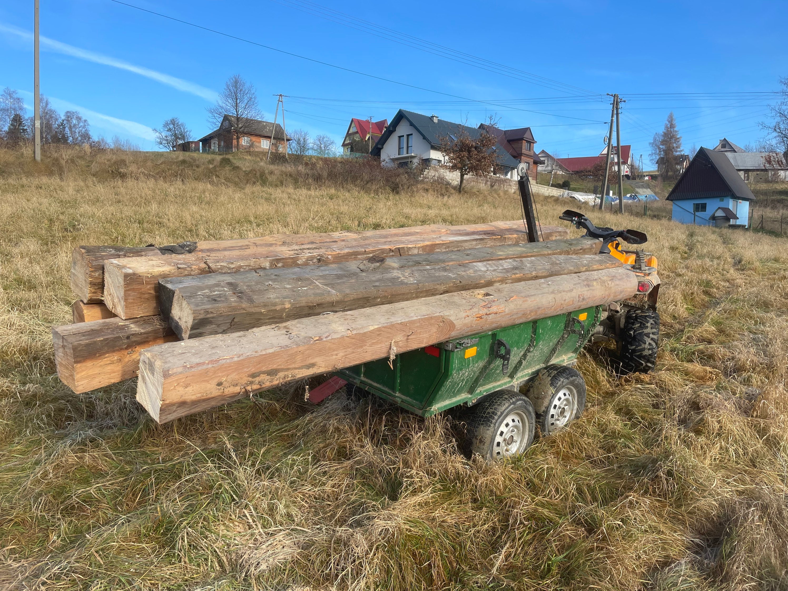Table à manger en poutres récupérées. Pieds noirs en bois de - Etsy France