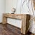 Old Beam Console Table Unique Dovetailed Old Wood Rustic Style Table ...
