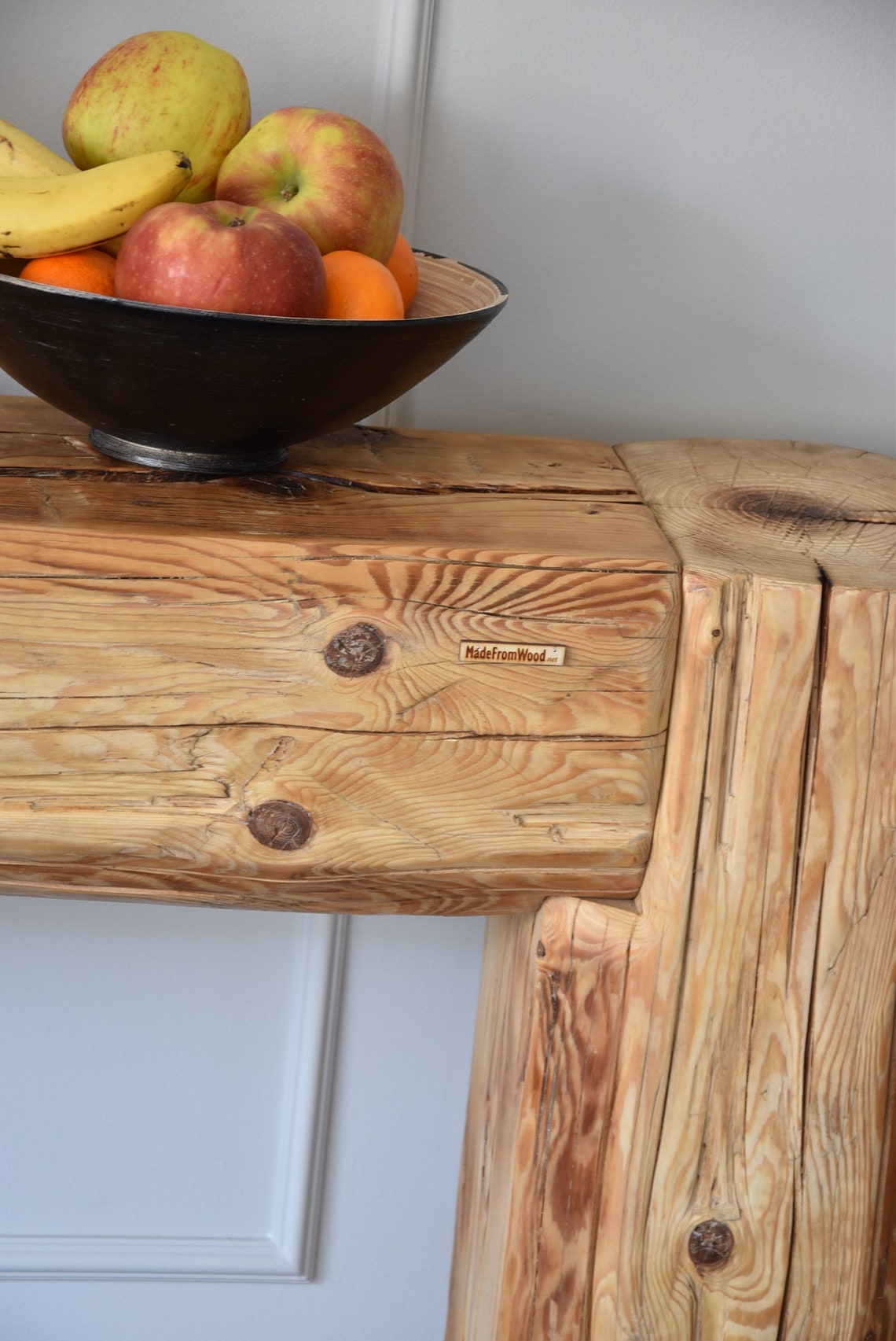 Old Beam Console Table Unique Old Wood Rustic Style Table Loft - Etsy
