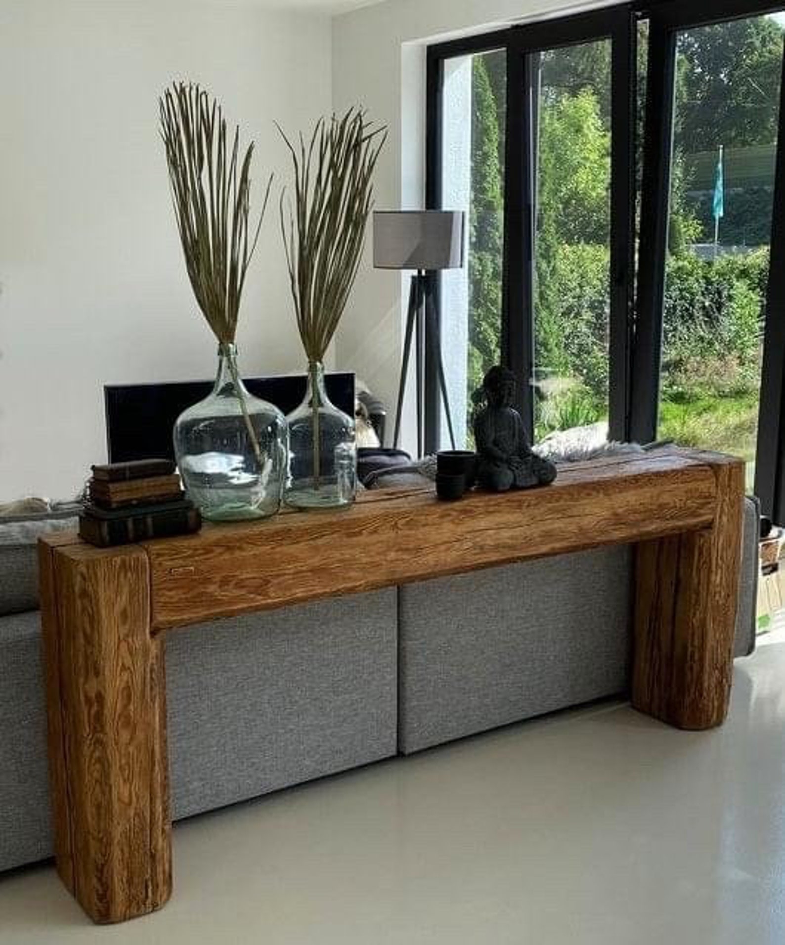 Reclaimed Wood Console Table – Narrow Entryway Table – Handmade Barn ...