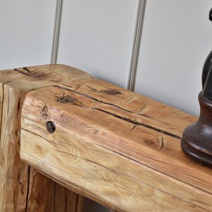 Old Beam Console Table Unique Old Wood Rustic Style Table Loft Organic ...