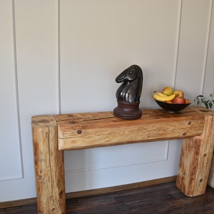 Old Beam Console Table Unique Old Wood Rustic Style Table Loft Organic ...