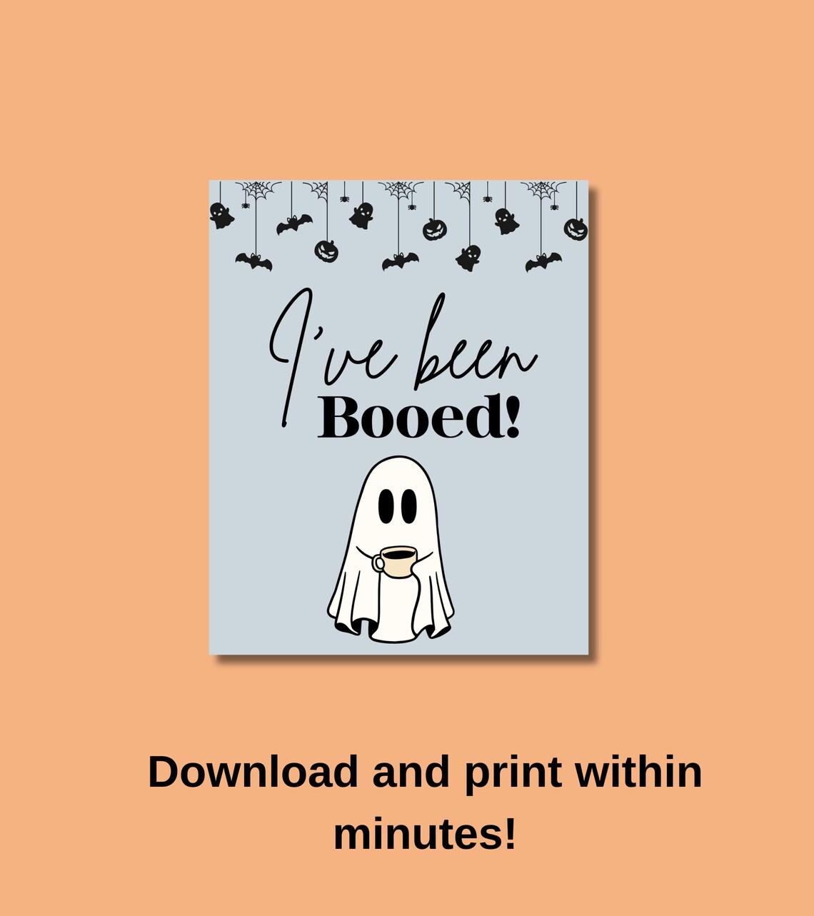 You've Been Booed Coworker Printable Halloween Booed Game, I've Been ...