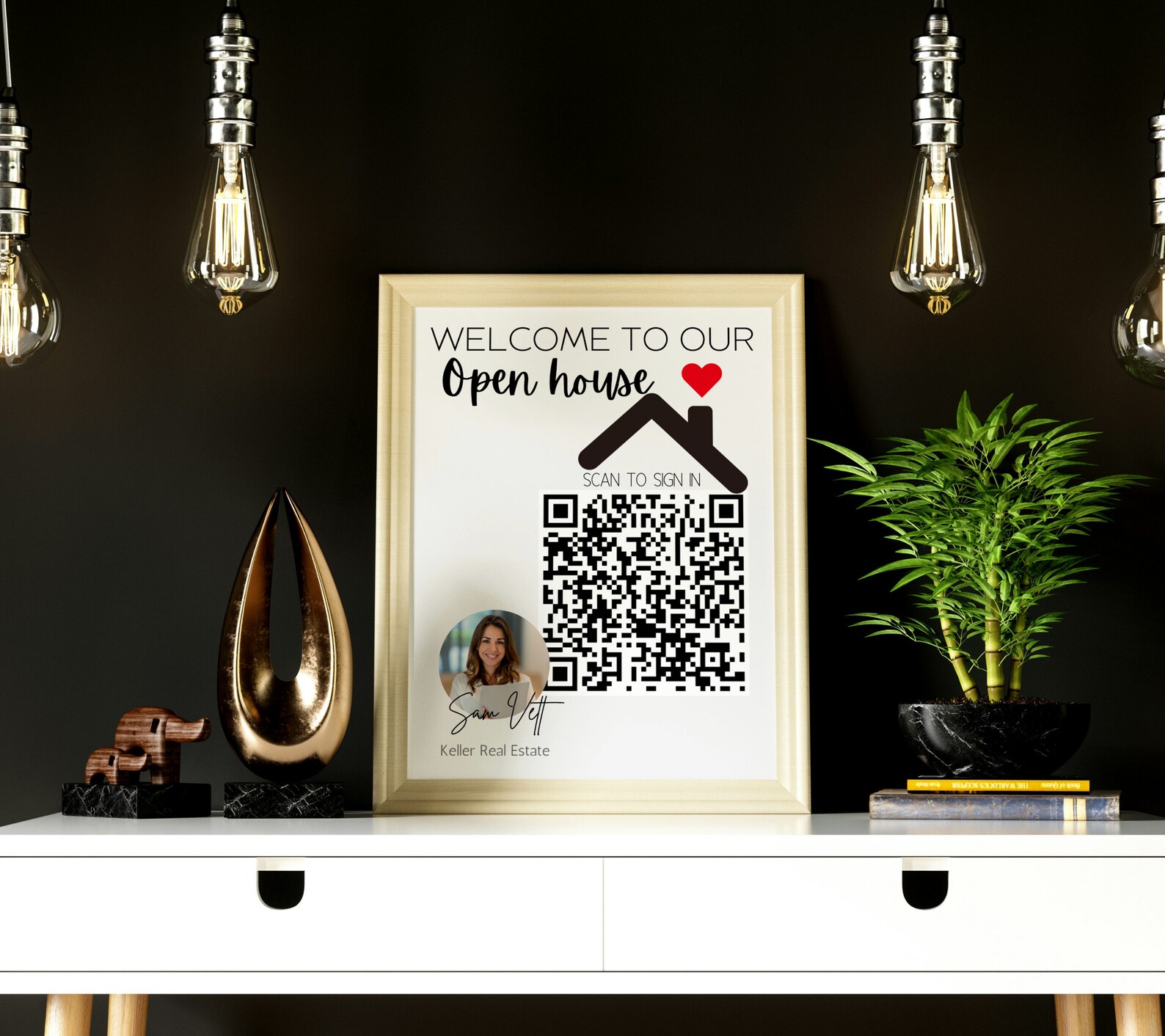 Open House Welcome Sign for Real Estate | Realtor Essentials | Open ...