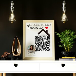 Open House Welcome Sign for Real Estate | Realtor Essentials | Open ...