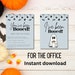 You've Been Booed Coworker Printable Halloween Booed Game, I've Been ...