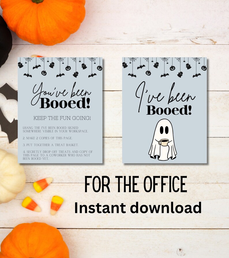 You've Been Booed Coworker Printable Halloween Booed Game, I've Been ...