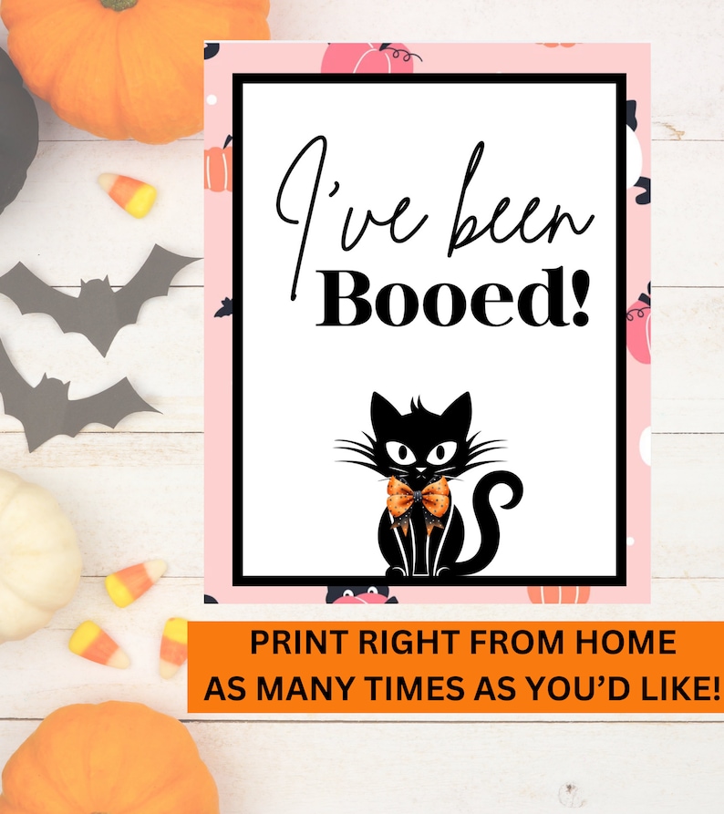 You've Been Booed Coworker Printable Halloween Booed Game, I've Been ...