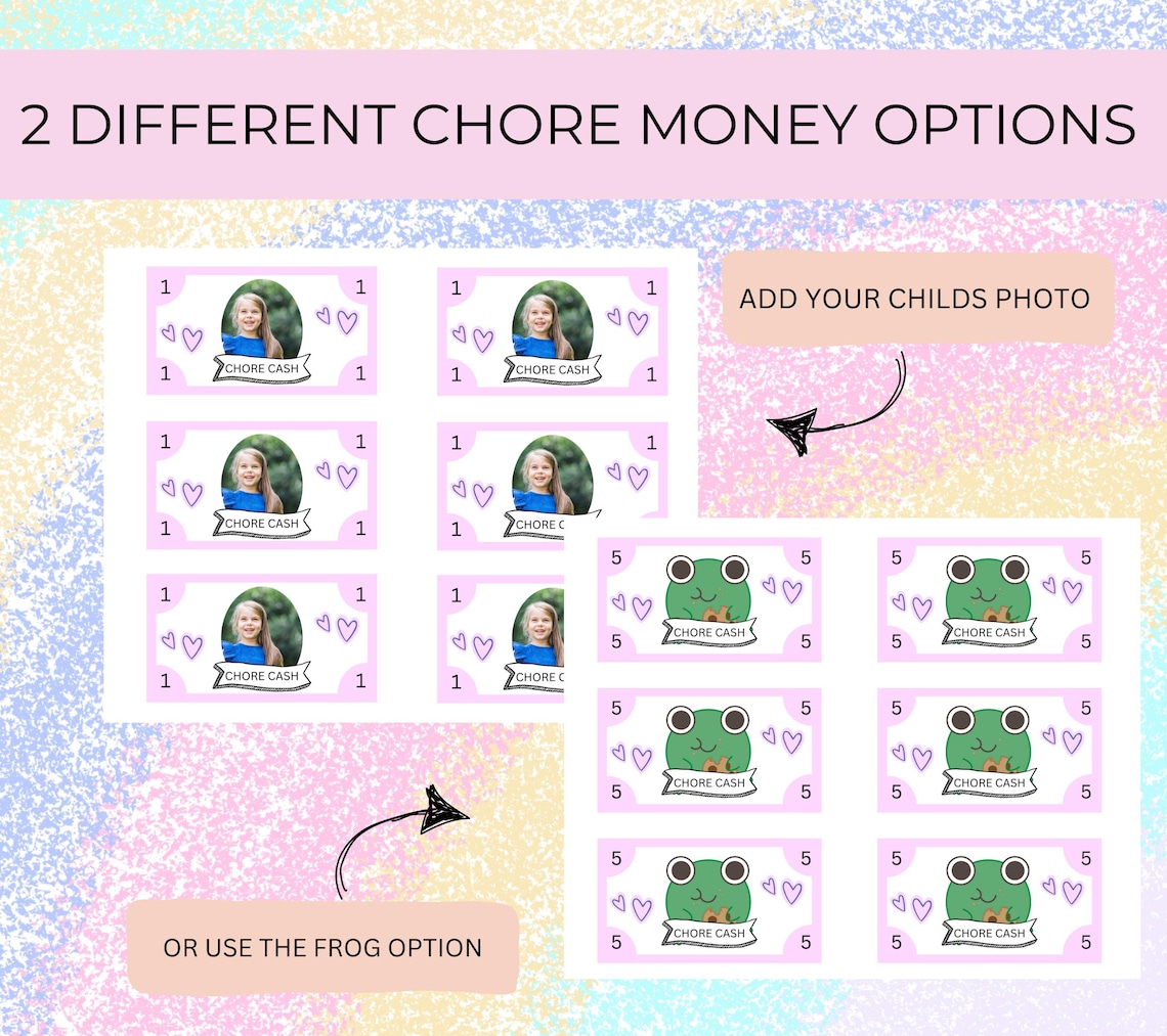 Digital Chore Chart for Kids. Editable Chore Chart. Chore Chart ...