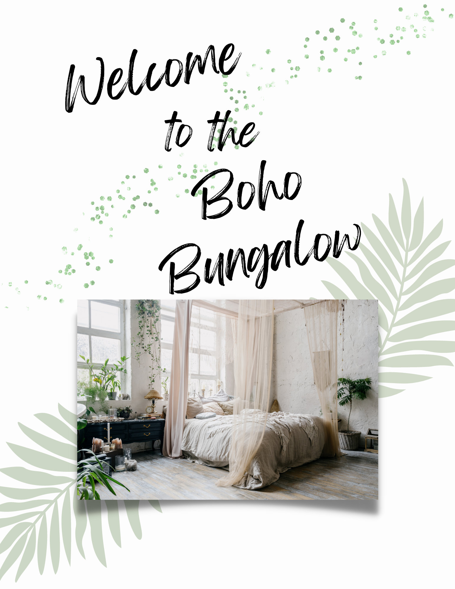 Boho Bungalow, Airbnb Welcome Book Template, Vacation Rental, VRBO ...