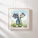 Cute Elephant Clipart Nursery Decor Baby Elephant Sweet Baby Animal ...