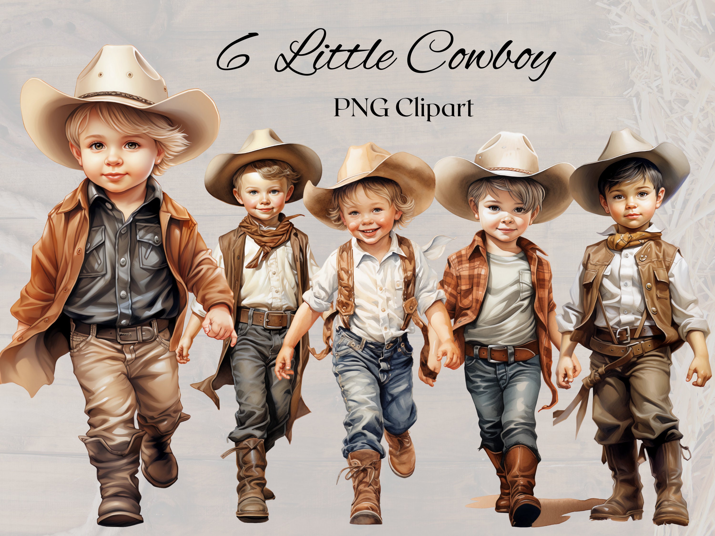 Little Cowboy Clipart