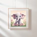 Cute Elephant Clipart Nursery Decor Baby Elephant Cute Baby Animal ...