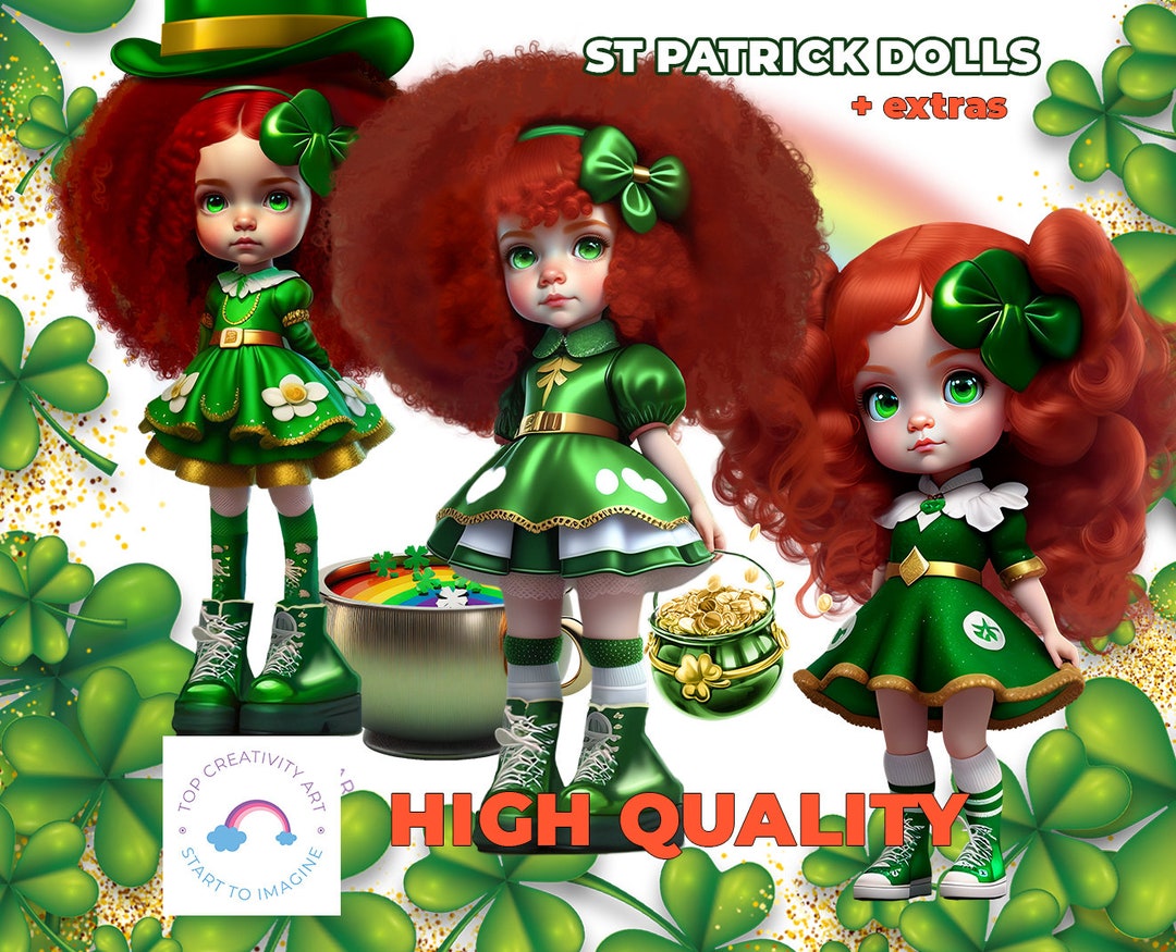 3ST PATRICK CHIBIS - Etsy