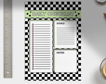 Retro Daily Planner Printable Planner Digital Download - Etsy