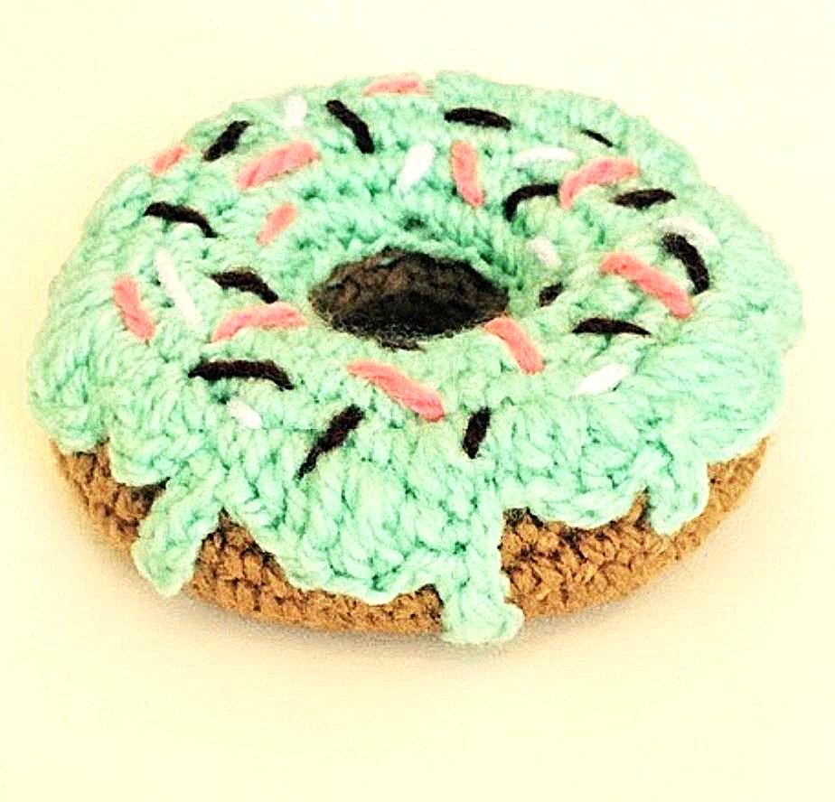 Digital PDF Crochet Pattern for Amigurumi Donut With Icing. - Etsy