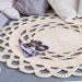 Crochet Pattern SET Crochet Pouf & Round Rug, Crochet Pouf Pattern ...