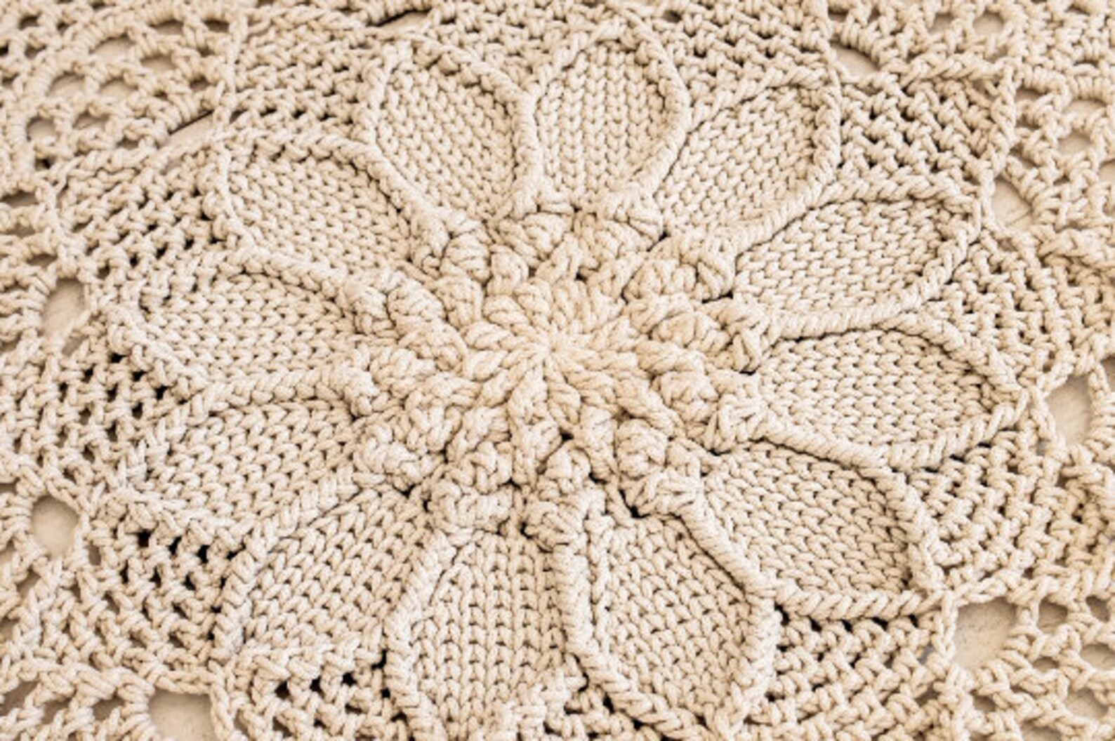 Crochet Rug Text Description of Each Row in English + Video Tutorial ...