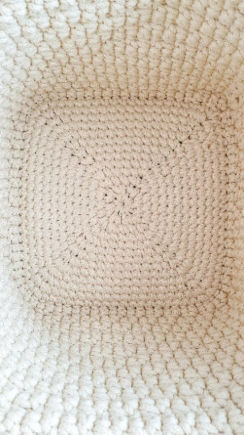 Pattern Square Basket From T-shirt Yarn, Crochet Basket Pattern ...