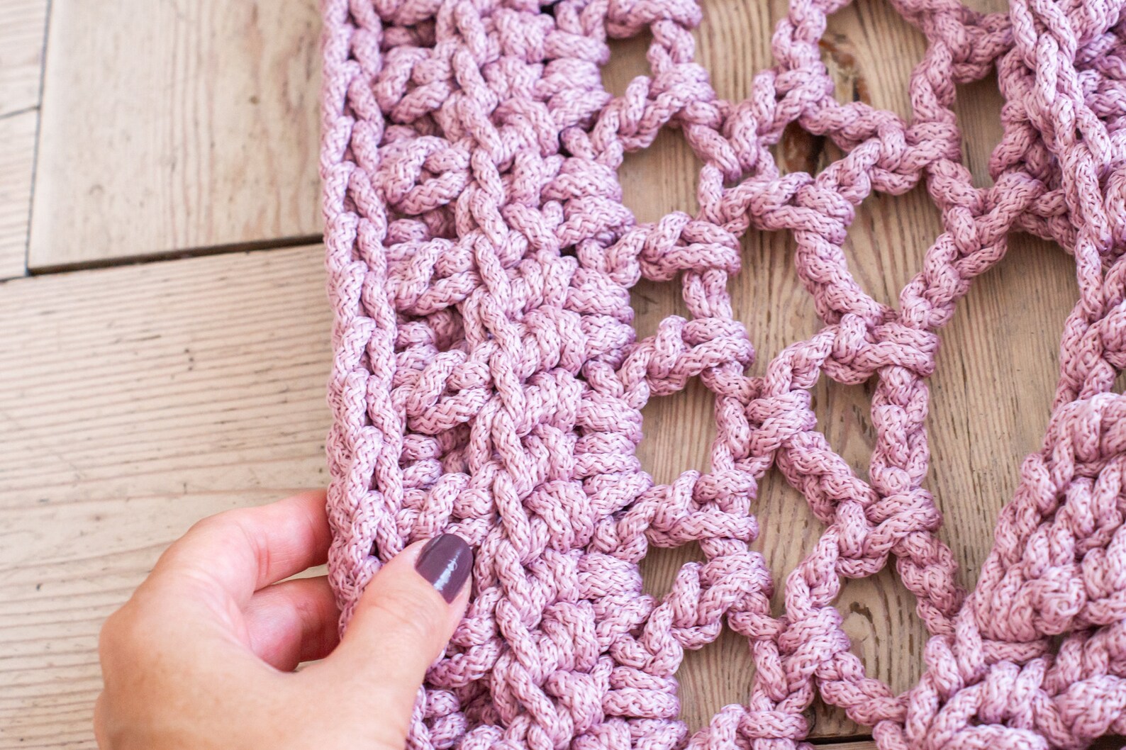 Crochet Rug Text Description of Each Row in English + Video Tutorial ...