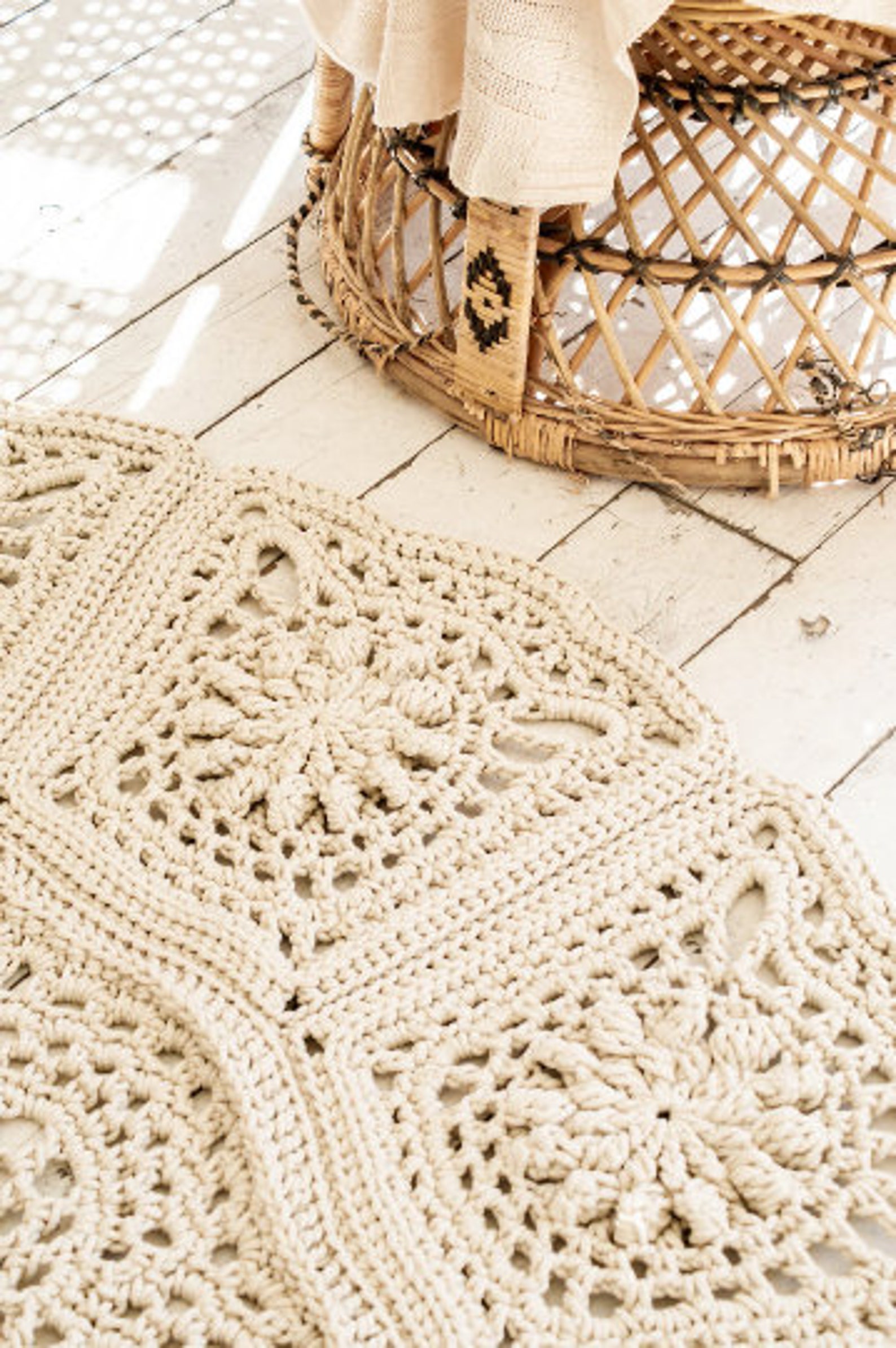 Crochet Rug Text Description of Each Row in English + Video Tutorial ...