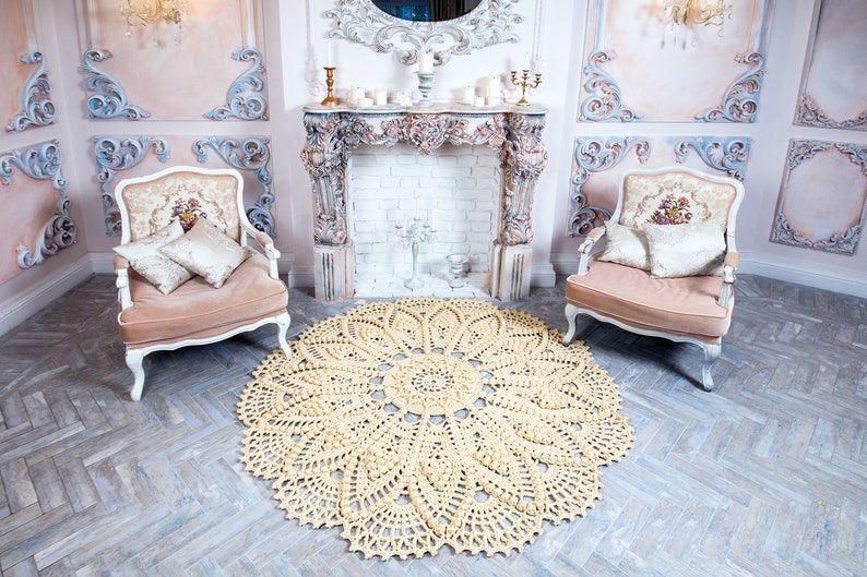 Crochet Rug Text Description of Each Row in English Video Tutorial ...